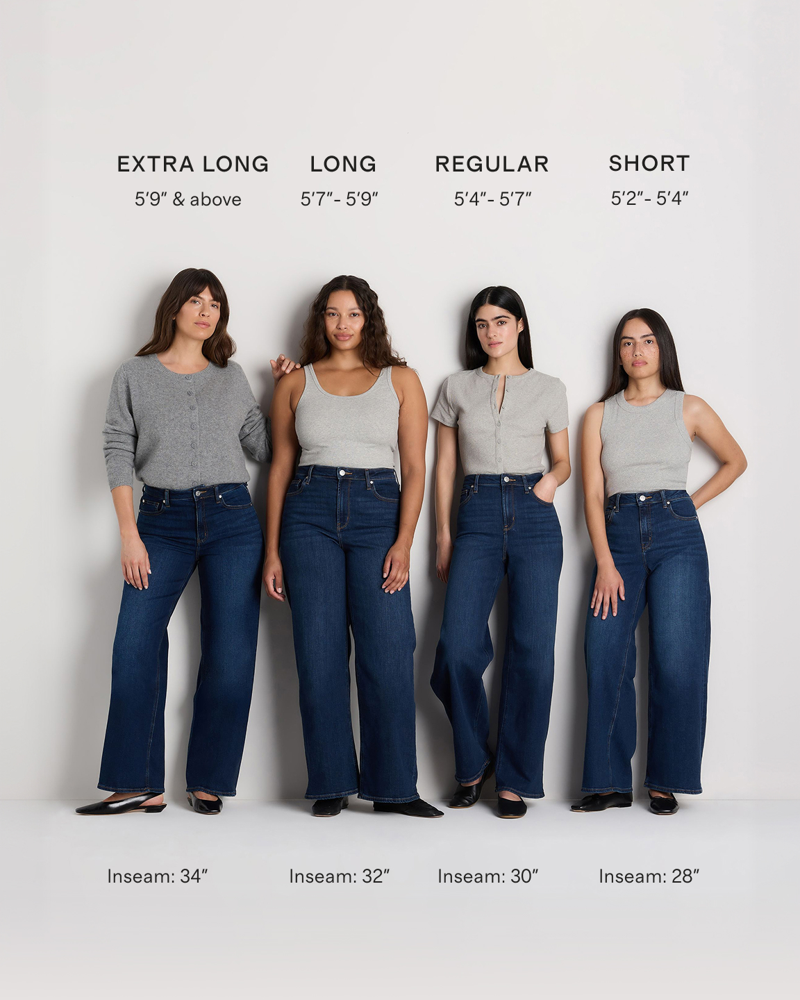 QUINCE Bella Stretch Wide Leg Jeans